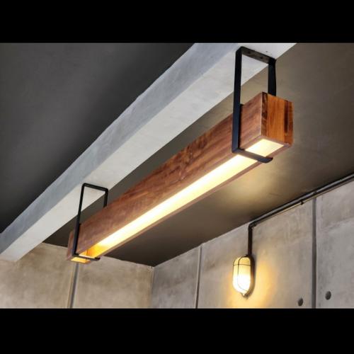 Jual Lampu gantung kayu rustic - Besi 100cm - Kab. Bekasi ...