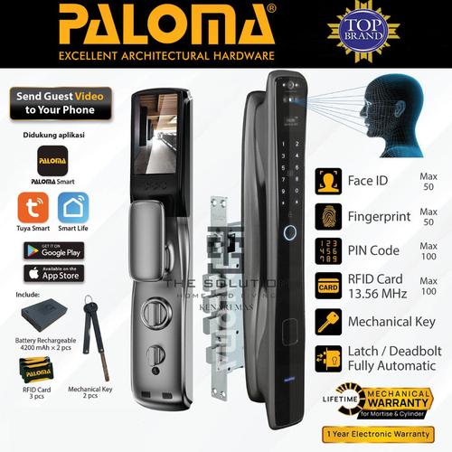 Promo Smart Door Lock PALOMA DLP 6001 Series Gagang Kunci Pintu Kemera ...