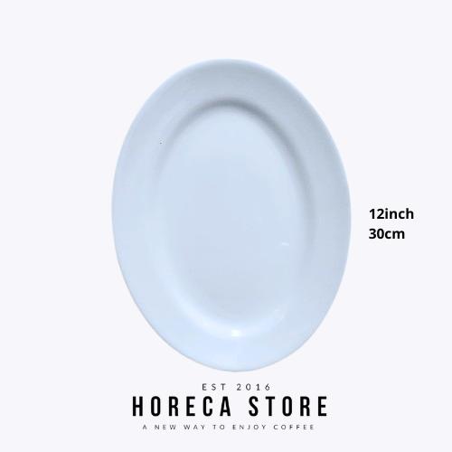 Jual Piring Keramik Oval 12 inch 30cm - Jakarta Barat - Horeca Store ...