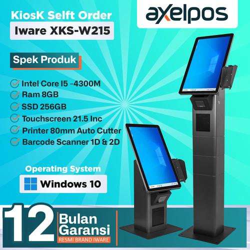 Promo Digital Self Order KiosK 21.5 inch Iware XKS-W215 Windows 8/256GB ...