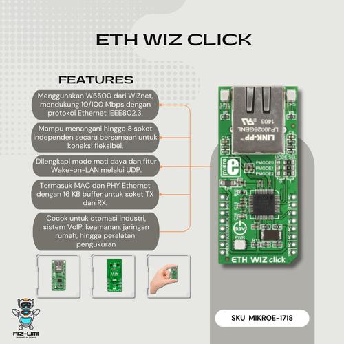 Jual Ethernet Development Tools MIKROE ETH Wiz click - Kab. Sleman - Riz-umi | Tokopedia
