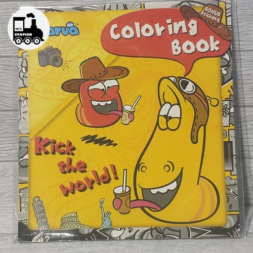 Jual Coloring Book and Sticker/ Buku Mewarnai - LARVA - Jakarta Utara ...