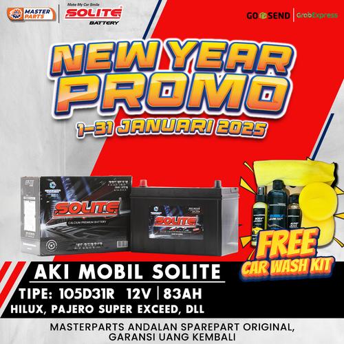 Promo Aki Solite N70Z 12V 83Ah untuk Hilux, Pajero Super Exceed, DLL ...