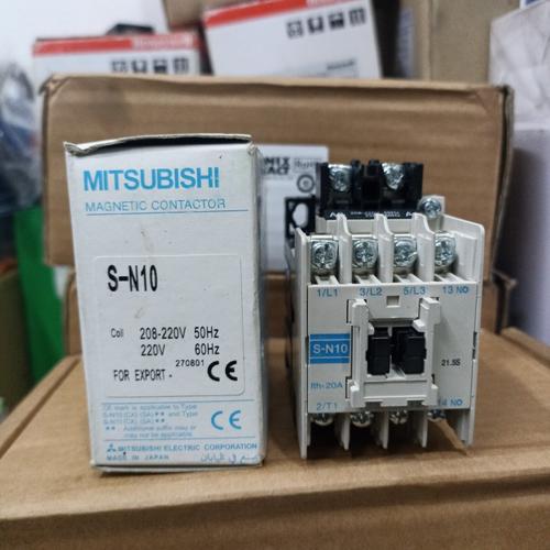 Jual MAGNETIC Contactor MITSUBISHI Sn-10 20A 3P / Kontaktor MITSUBISHI ...