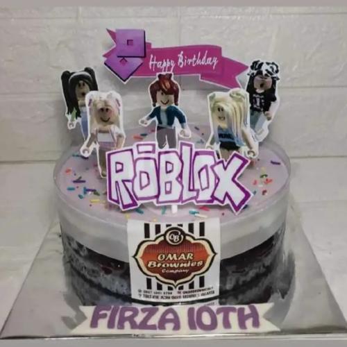 Jual kue ulang tahun Roblox girl cake ultah Roblox girl - Jakarta Timur ...