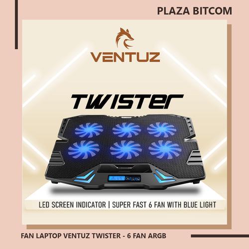 Jual FAN LAPTOP VENTUZ TWISTER - 6 FAN ARGB | BITCOM PLAZA - Kab ...