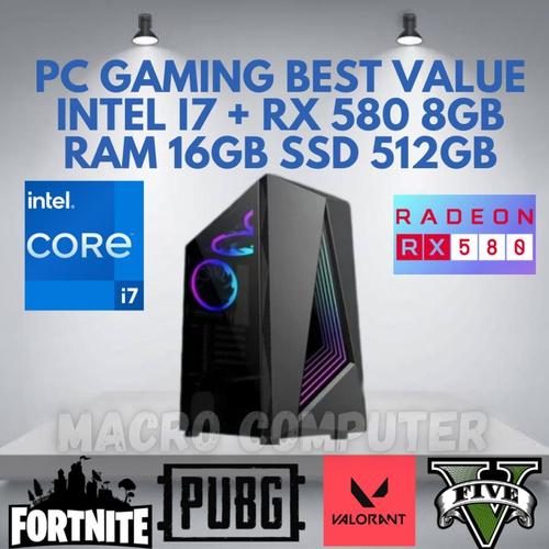 Jual PC Rakitan Fullset Intel i7 4770 RAM 16GB SSD 1 TB For Home ...