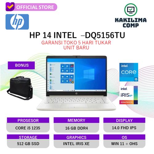 Promo Laptop HP 14 Intel Core i5 11th Ram 16GB Windows Original - Unit ...