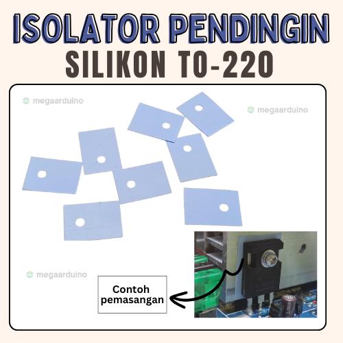 Jual TO-220 TO220 Silikon Isolator pendingin Silicone Transistor mosfet ...