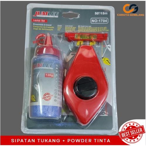 Jual Chalk Line Alat Sipatan Tinta Marking Lot Benang Sipatan Kapur ...