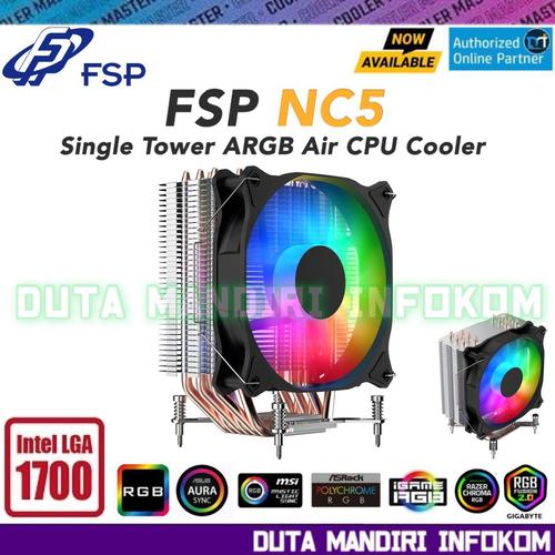 Jual FSP NC5 - ARGB 120mm Single Tower Air CPU Cooler I NC 5 - Jakarta ...