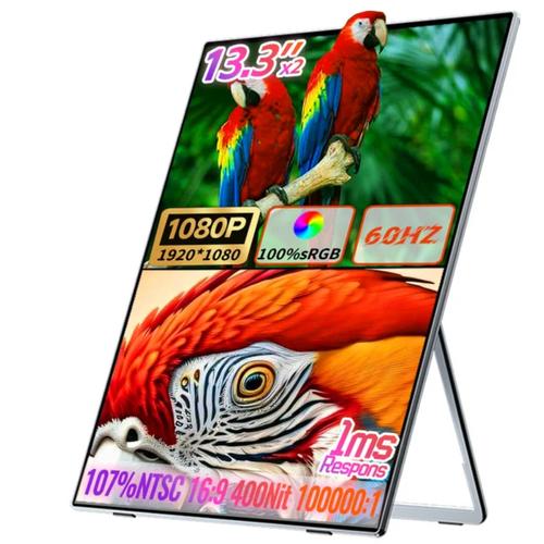 Jual EIMIO 18.1 inch OLED dual screen portable display notebook ...