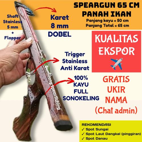 Jual Panah Ikan speargun Spearfishing sungai Sonokeling sistem lepas 65 ...