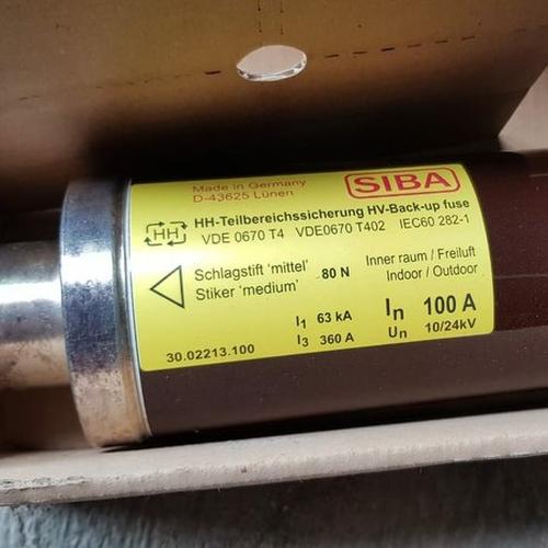 Jual FUSE SIBA 100A 10 24 kV 3002213.100 HV FUSE LINK - Jakarta Timur ...