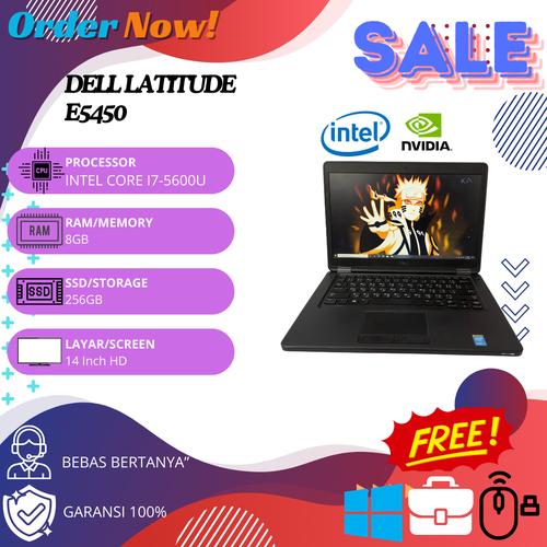 Jual DELL Latitude E5450 Intel Core i7 Gen 5 - NVIDIA GeForce 840M - RAM 8GB SSD 256GB - Kota ...