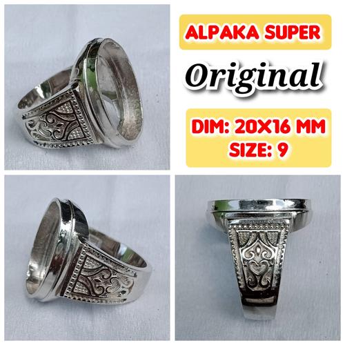 Jual emban batu akik batu mulia batu alam alpaka super minimalist polos ...