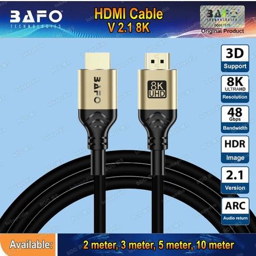 Jual KABEL HDMI 2.1 Support 8K Bafo 2 3 5 10 meter m Original - 3 meter ...