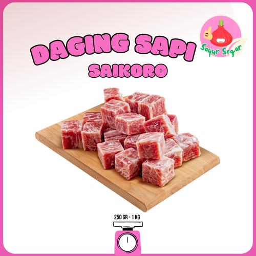 Jual Sayur Segar - Daging Sapi Saikoro / Beef Saikoro - 250 gram - Kota ...