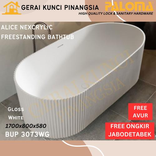Jual PALOMA BATHTUB BAK MANDI PUTIH NEXCRYLIC FREE STANDING BUP 3073WG ...