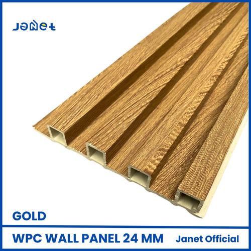 Promo WPC Wall Panel GOLD 3M | T 300cm dan L 17cm | 2.4cm | pvc ...
