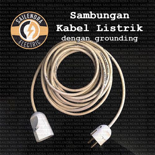 Jual Sambungan Kabel Listrik BROCO dengan kabel SUPREME - 1m / 2m / 3m ...