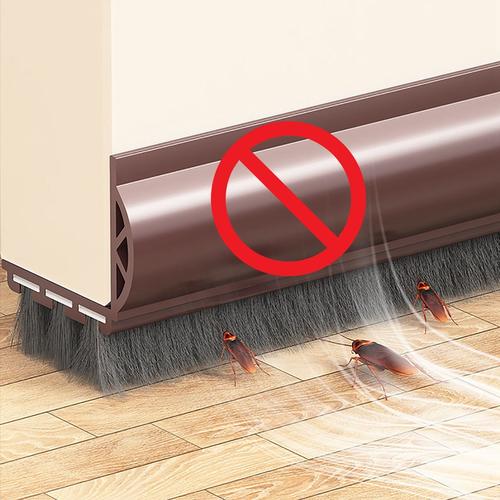 Jual Strip Celah Bawah Pintu dengan Sikat PVC Kedap Suara Kedap Debu ...