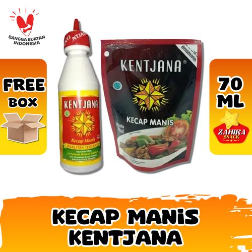 Jual Kecap Manis KENTJANA Original Asli Kebumen 70 ml - Botol Plastik ...
