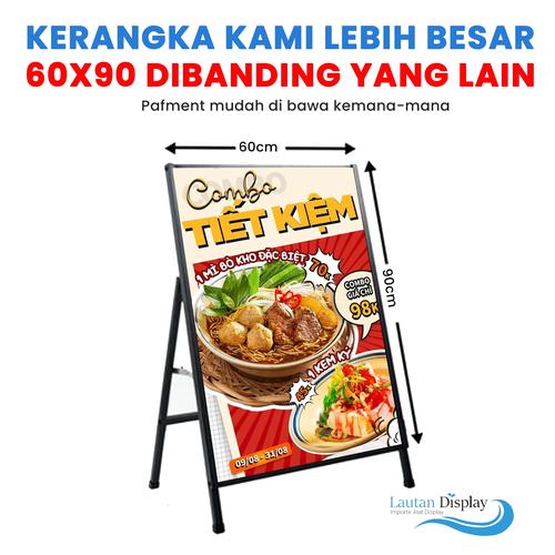 Jual Standing Banner Lipat Stand Banner Pavement Signage Sidewalk ...