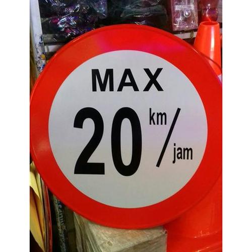 Jual Rambu Batas Kecepatan Maksimum. Rambu . Rambu Custom Ukuran 60Cm ...