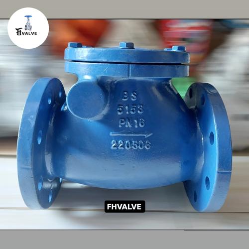 Jual Swing Check Valve 4" Inch Ductile Iron Flange PN16 - Kota Surabaya ...