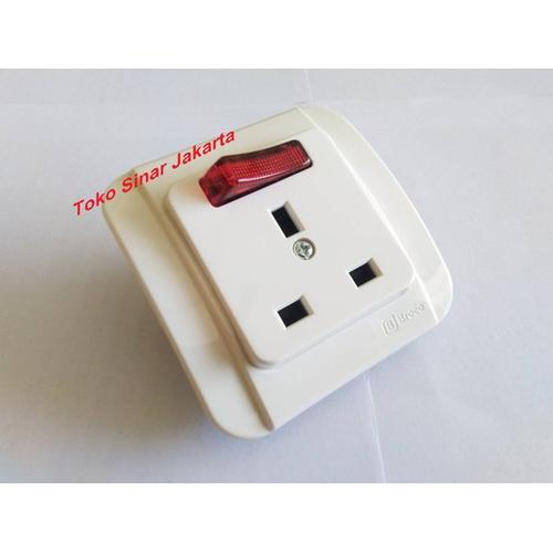 Jual Stop Kontak AC BROCO Stopkontak Terminal Socket Listrik AC BROCO ...