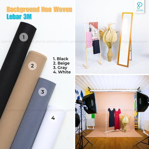 Promo Backdrop Foto Studio 3m x 5m Bahan Non woven | Background Foto ...