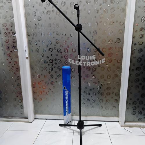 Jual Tripod Stand Mic Microphone Microfon / Standing Mic - Hitam - Kota ...