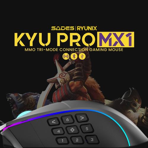 Jual SADES RYUNIX KYU PRO MX1 | MX-1 MMO TRI-MODE CONNECTION GAMING MOUSE - Jakarta Pusat - mog ...