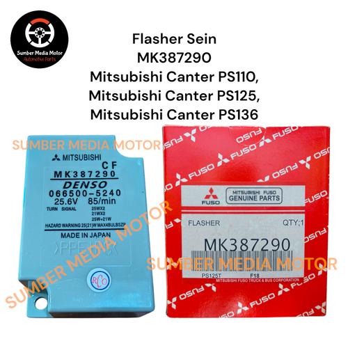 Jual Mitsubishi Flasher Sein 25.6V 6 Kaki MK387290 4Bulbs Mitsubishi ...