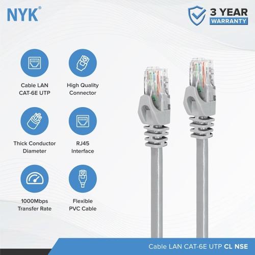 Promo Kabel Lan Internet Cat 6E NYK CL NSE 10 Meter Cable Internet ...