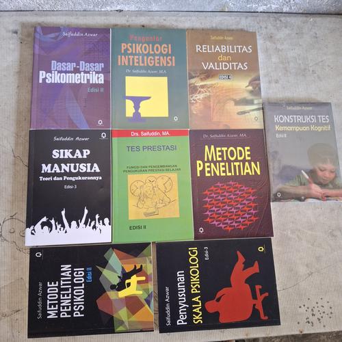 Jual DASAR-DASAR PSIKOMETRI. PSIKOLOGI INTELEGENSI. RELIABILITAS DAN ...