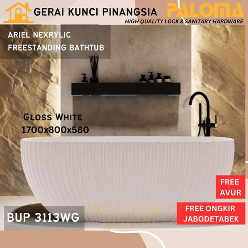 Jual PALOMA BATHTUB BAK MANDI PUTIH NEXCRYLIC FREE STANDING BUP 3111WG ...