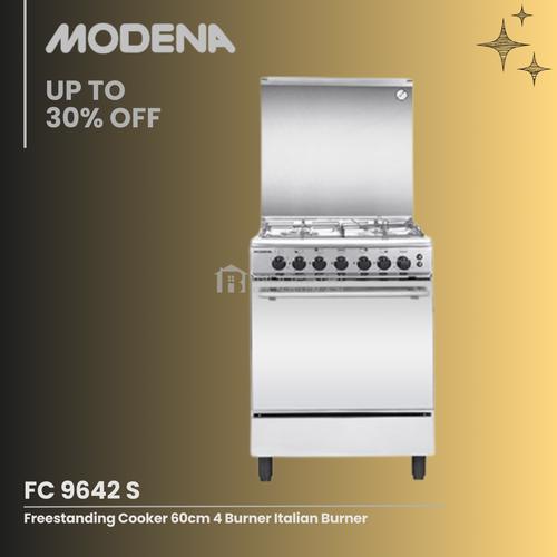 Jual Kompor Freestanding Modena FC 9642 S / Modena Kompor 4 Tungku ...