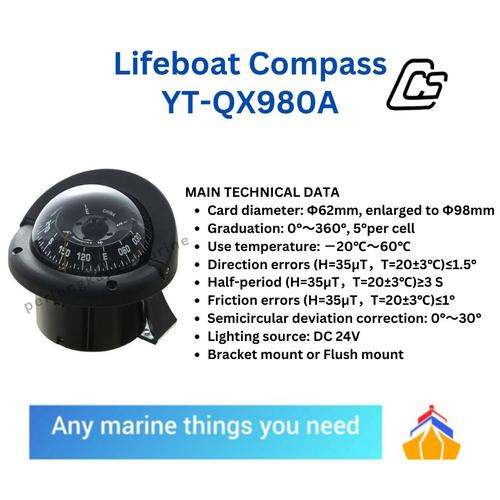 Jual Lifeboat Compass YT-QX980A / Kompas Sekoci / Kompas Kapal ...