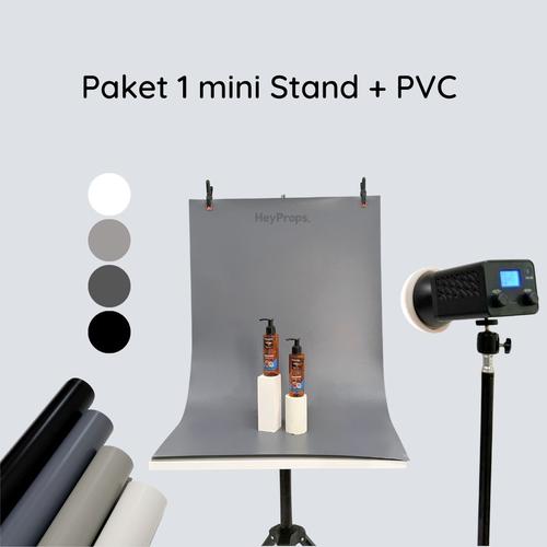 Jual Paket mini stand + Background PVC 60x100 - Background Lengkap dan ...
