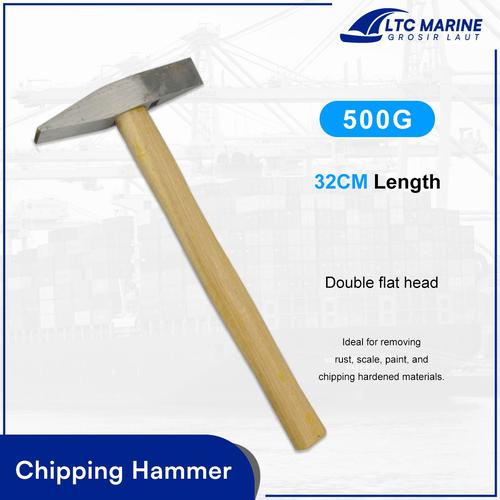 Jual IMPA 612612 Palu Keping Las Gagang Kayu Chipping Hammer 500g ...
