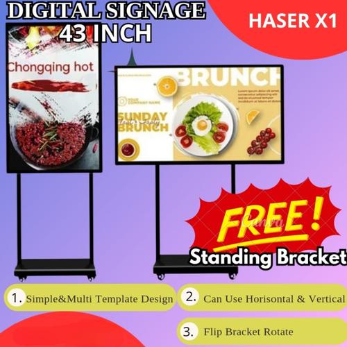 Jual Digital Signage 43 Inchi Kiosk digital signage Multi Vertical ...