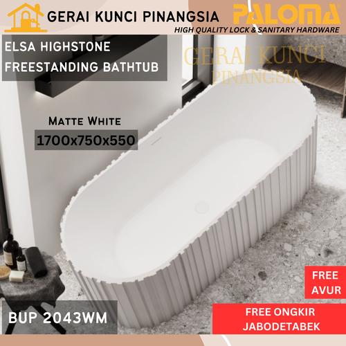 Jual PALOMA BATHTUB BAK MANDI PUTIH HIGHSTONE FREE STANDING BUP 2043WM ...