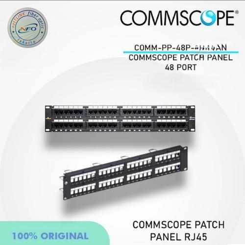 Jual COMMSCOPE PATCH PANEL 48PORT CAT 6 LENGKAP MODULAR JACK CAT 6 ...
