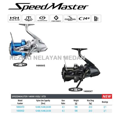 Jual Reel Spinning Surfcasting SHIMANO Speedmaster 2023 14000 XSD / XTD | Garansi Resmi SHIMANO ...