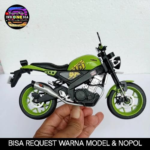 Jual Diecast Miniatur motor YAMAHA XSR155 Custom skala 1:12 Handmade ...
