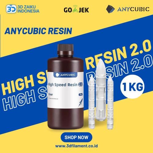 Jual Anycubic High Speed Resin 2.0 for Fast Curing 3D Printer 1 KG ...