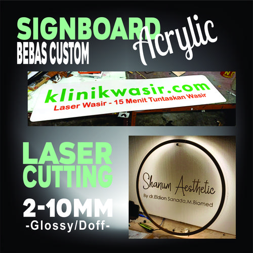 Jual Custom Papan Nama Toko Signboard Papan Logo Perusahaan Signage ...