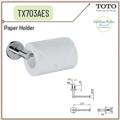 Jual TOTO TX703AES - tempat gantungan Tissue - Paper holder - 1 pc - Kab. Tangerang - INDOKRAN ...
